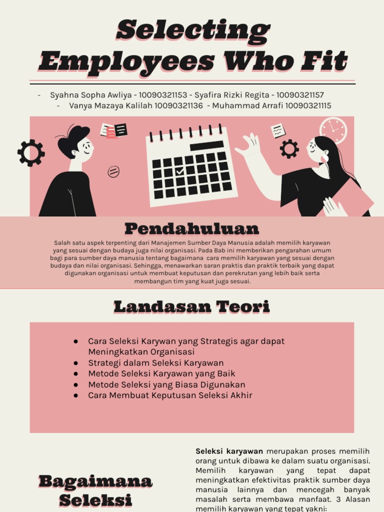 Topik 5 - Selecting Employees Who Fit | PDF