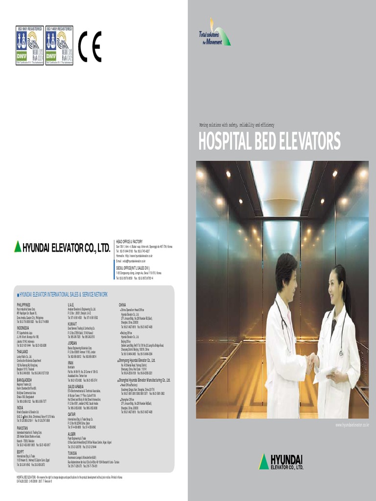 Hospital Bed Elevators (200707) | PDF | Elevator | Door