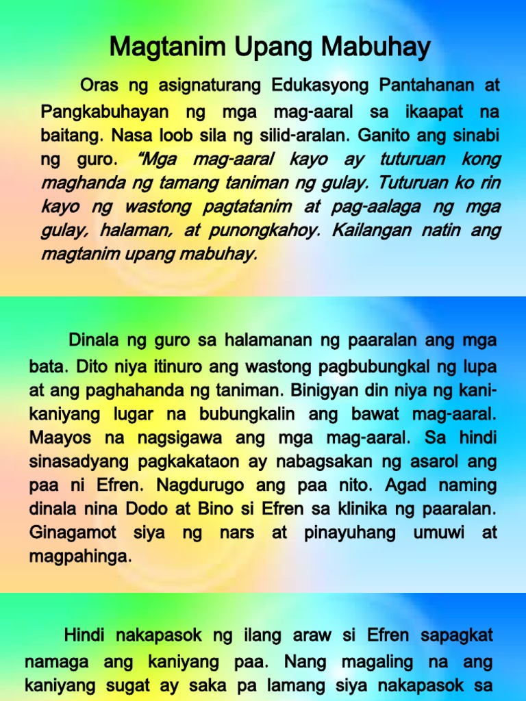 Magtanim Upang Mabuhay PDF | PDF