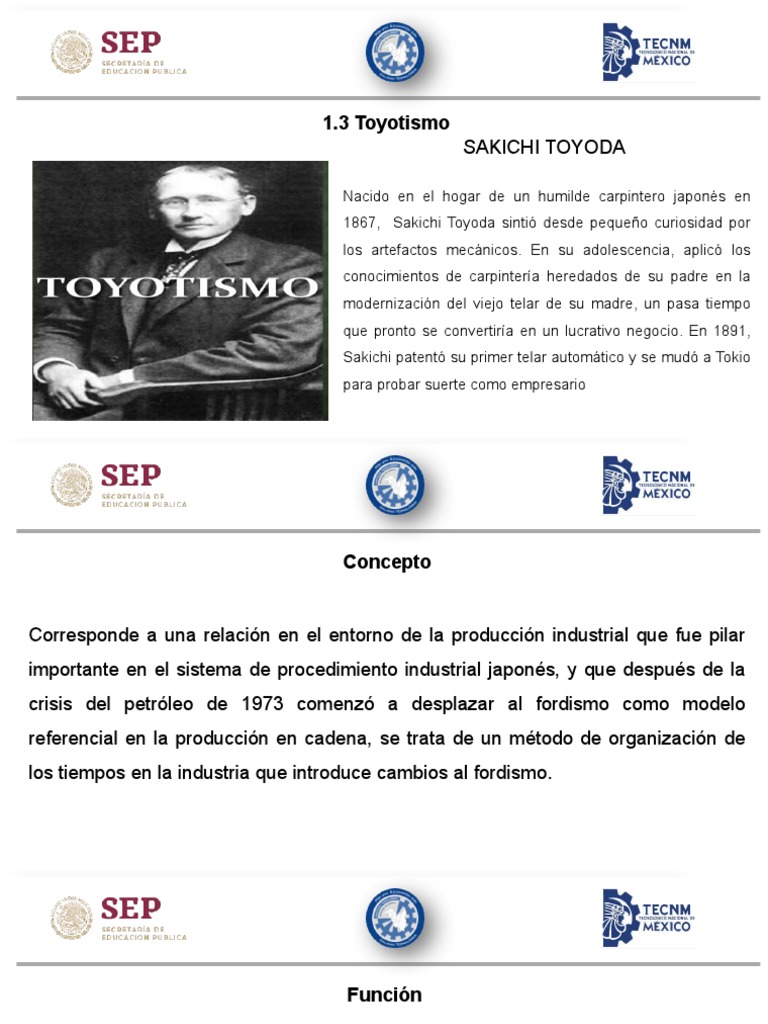 Toyotismo: Producción Justo a Tiempo | PDF | Sector secundario de la ...
