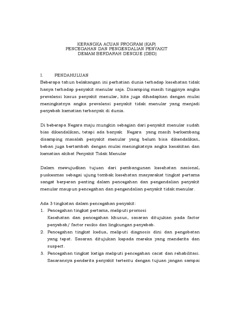 Kak Program DBD | PDF