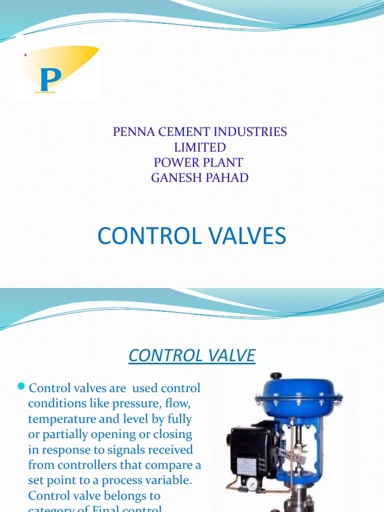 Control Valve | PDF | Valve | Pressure