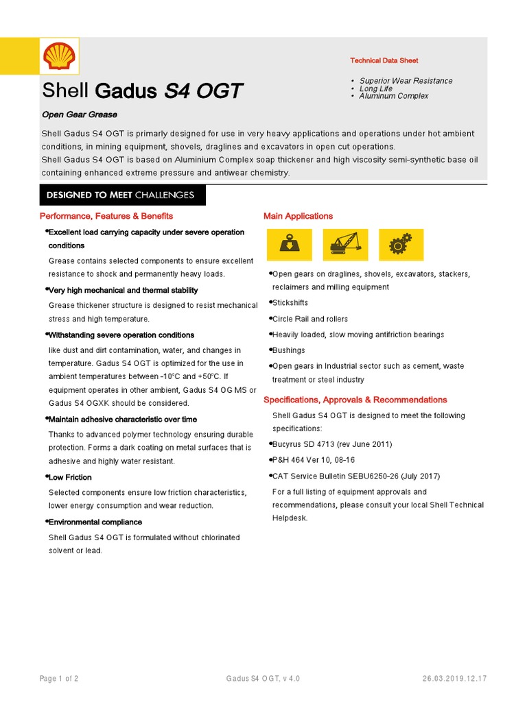 Shell S4 OGT + Solid | PDF | Viscosity | Civil Engineering
