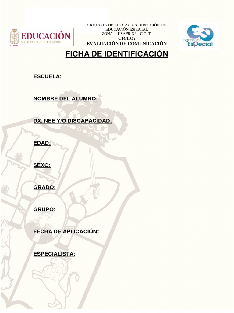 Evaluación De Comunicación Escolar Pdf
