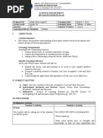 Lesson Plan Gas Law | PDF | Gases | Carbonated Water