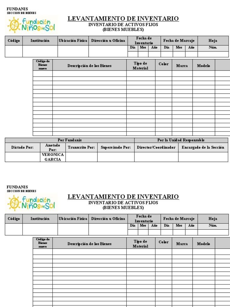 FORMATO DE INVENTARIO (Nuevo) | PDF