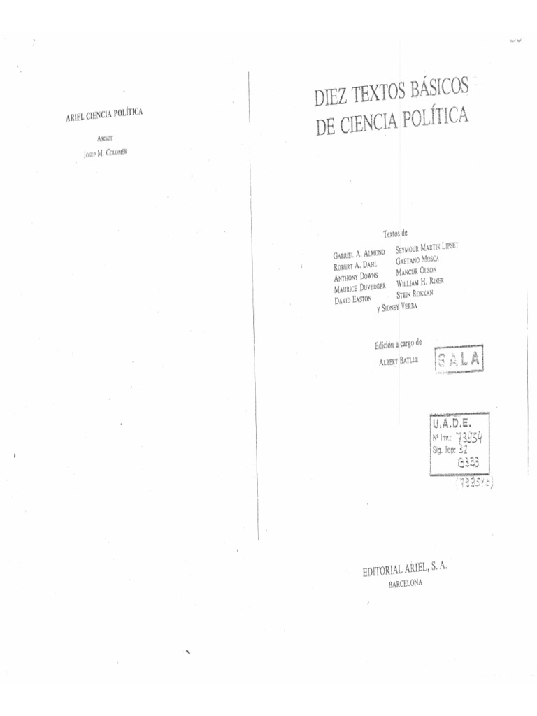 Lipset y Rokkan | PDF