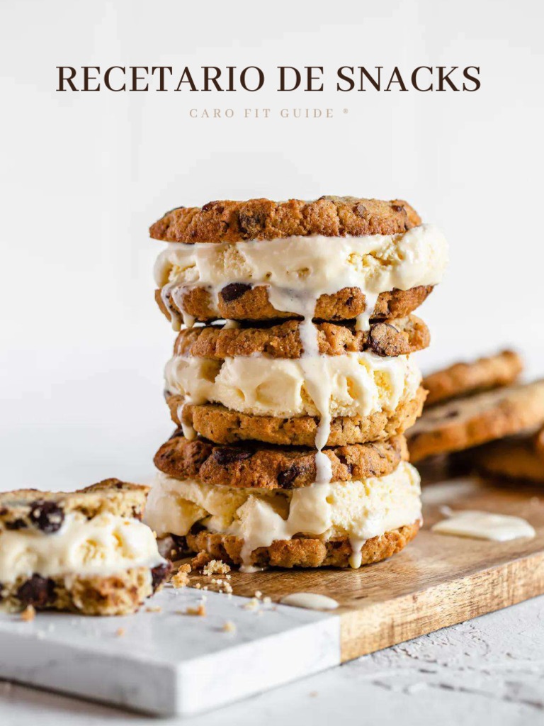 ¡New Recetario de Snacks 3 - Compressed | PDF | Galleta | Chocolate