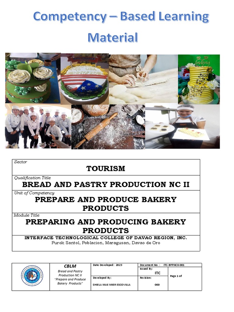 2 CBLM | PDF | Flour | Breads