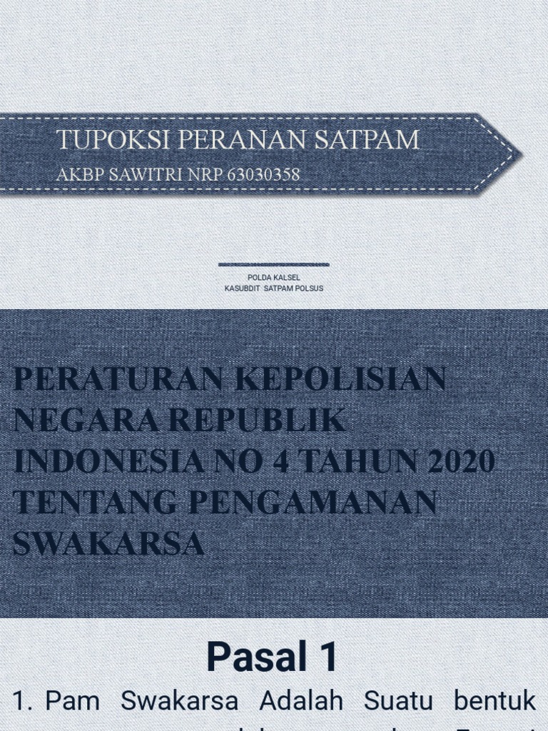 PERPOL NO 4 TAHUN 2020 Edit | PDF PERPOL NO 4 TAHUN 2020 Edit | PDF