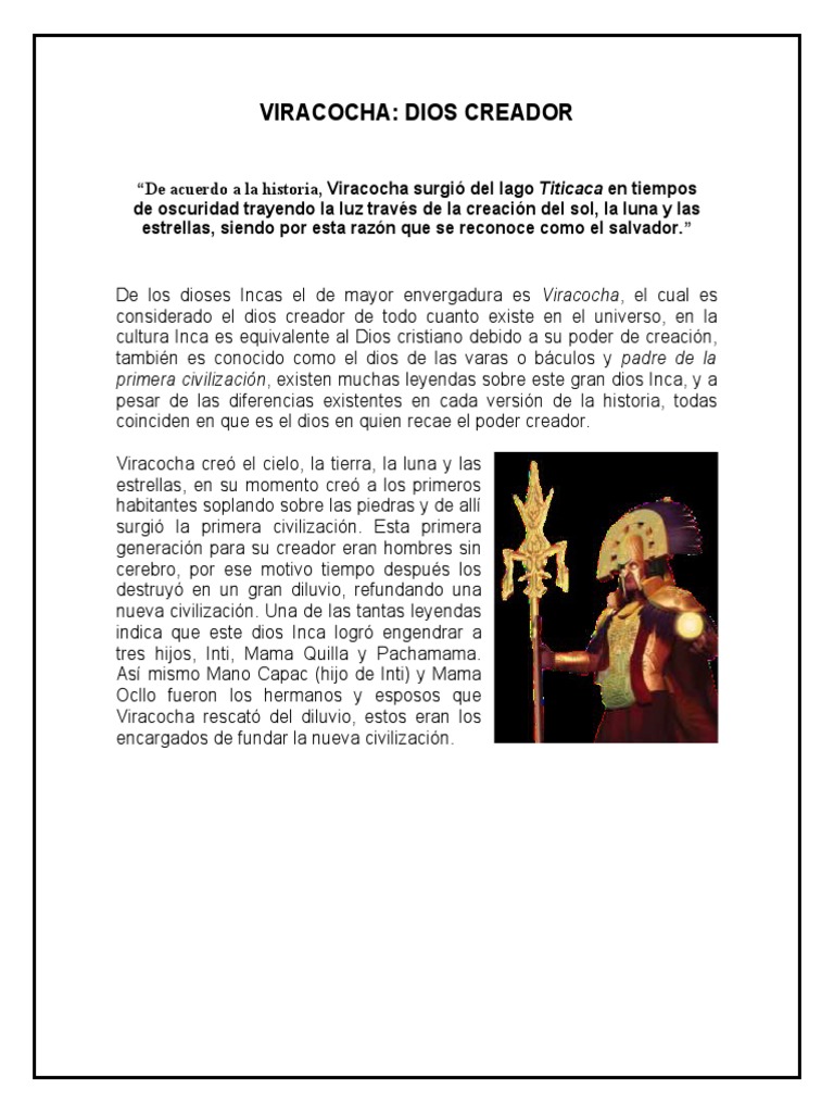 VIRACOCHA | PDF