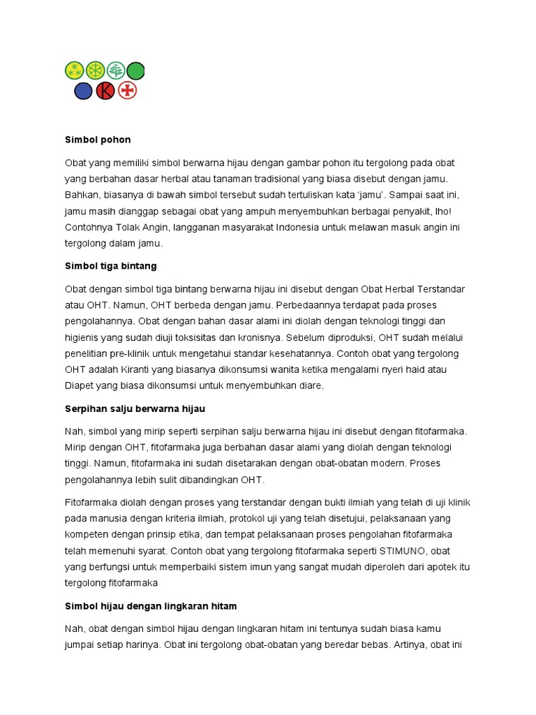 Simbol Obat | PDF