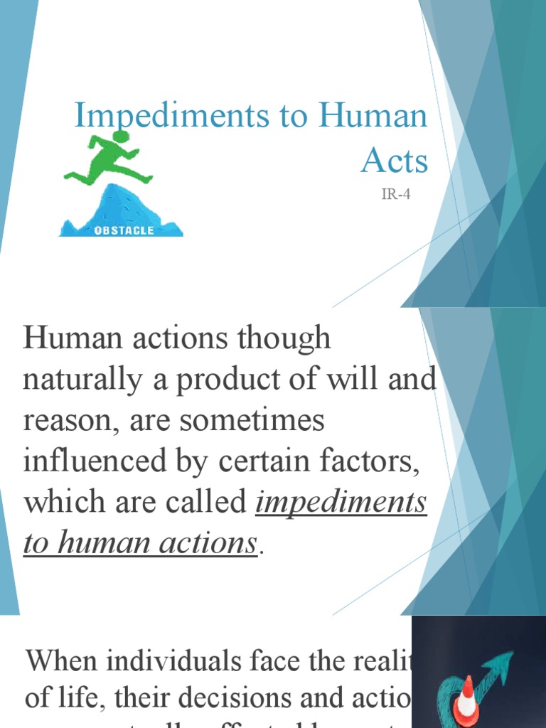 Impediments to Human Actions Explained | PDF | Psychology