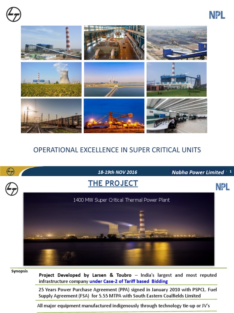 Best Practices Adopted in Operation at Nabha Power Limited, Rajpura ...