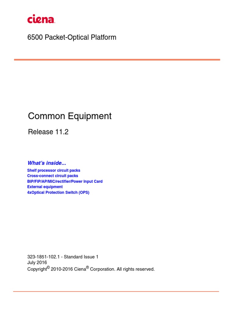 323-1851-102.1 (6500 R11.2 CommonEqpt) Issue1 | PDF | Legal Liability ...