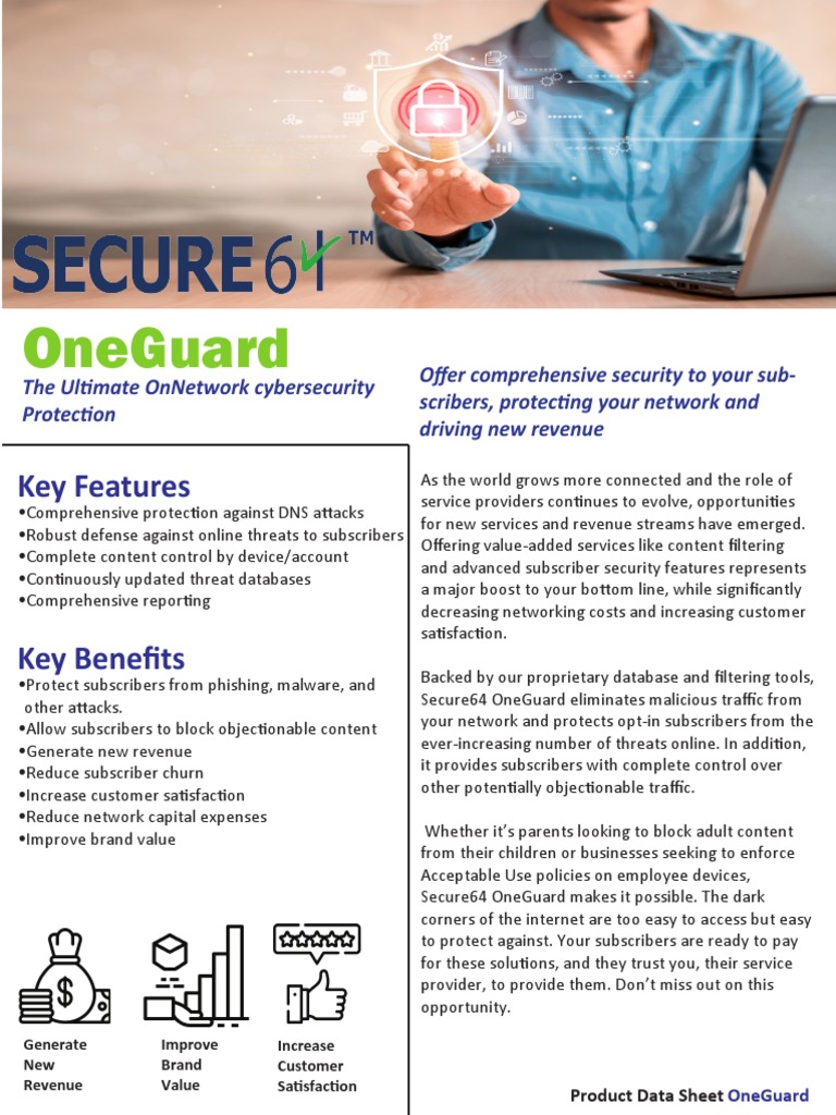OneGuard Data Sheet Final Oct 2022 PDF | PDF | Domain Name System | Cache (Computing)