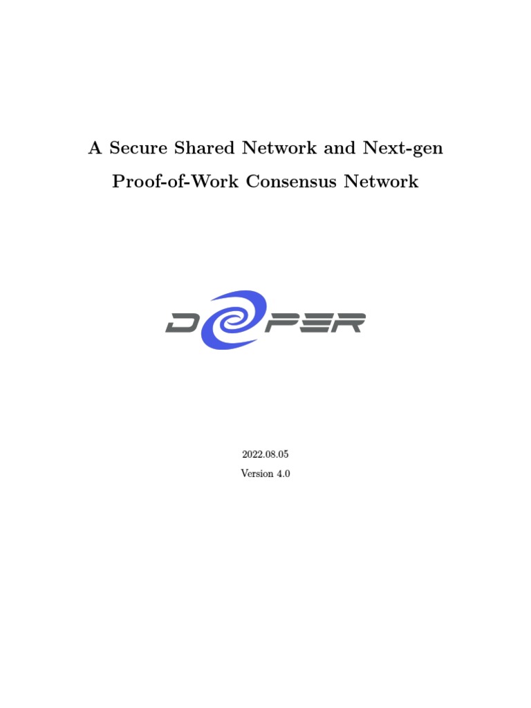 Deeper Whitepaper | PDF | Computer Network | Osi Model