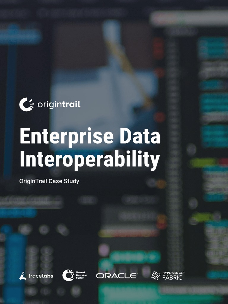 Case Study PDF Enterprise Data Interoperability | PDF | Supply Chain | Laboratories