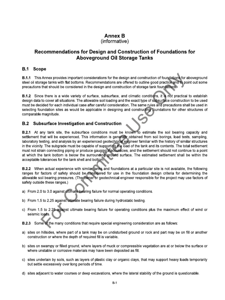 Tank Foundation PDF | PDF