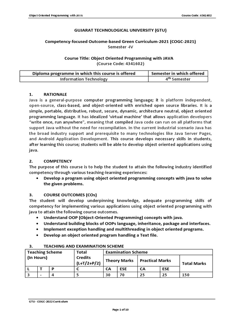 Object Oriented Programming With JAVA 4341602 | PDF | Method (Computer ... Object Oriented Programming With JAVA 4341602 | PDF | Method (Computer ...