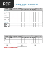 Bpops Plan | PDF | Safety