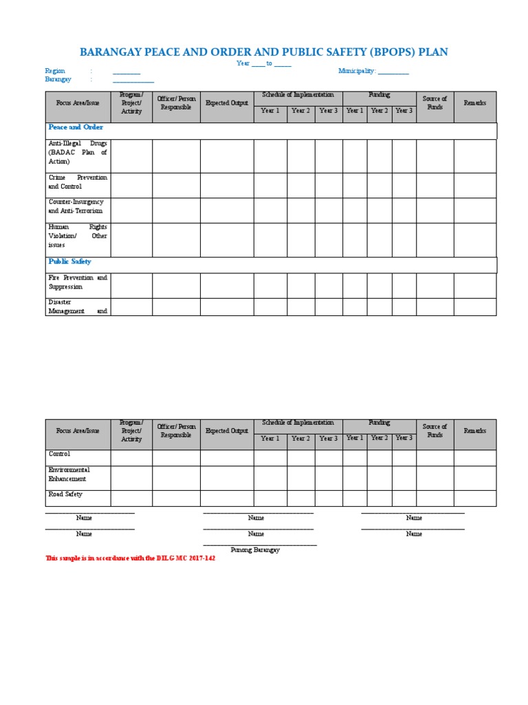 Sample Bpops Plan | PDF | Securities | Justice