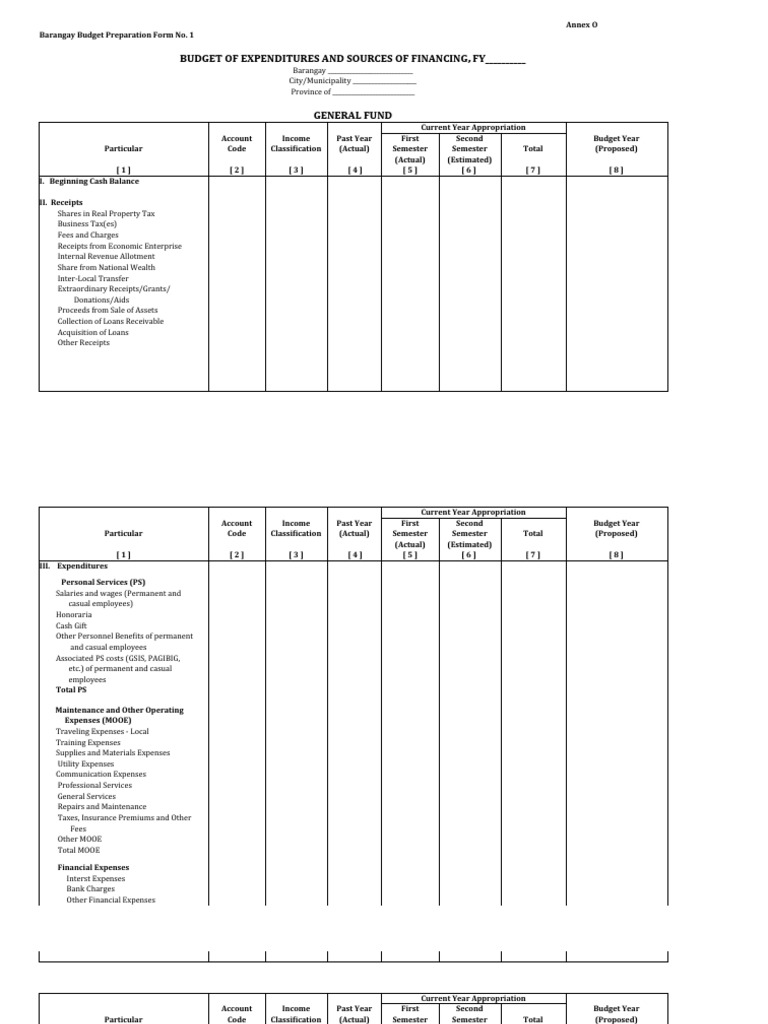 Sample of Budget Preparation | PDF | Expense | Taxes
