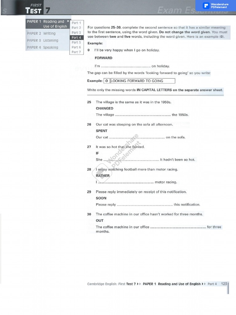 Test 7 - National Geographic Exam Essentials 1-6 | PDF