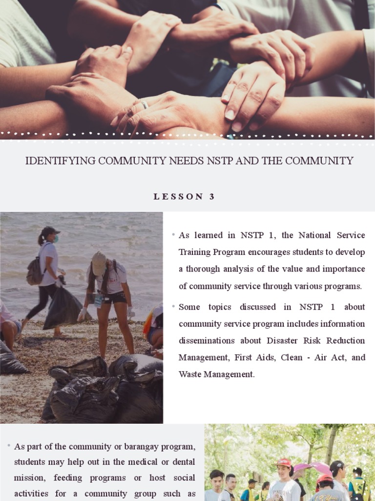 Lesson 3 1 | PDF | Community | Volunteering