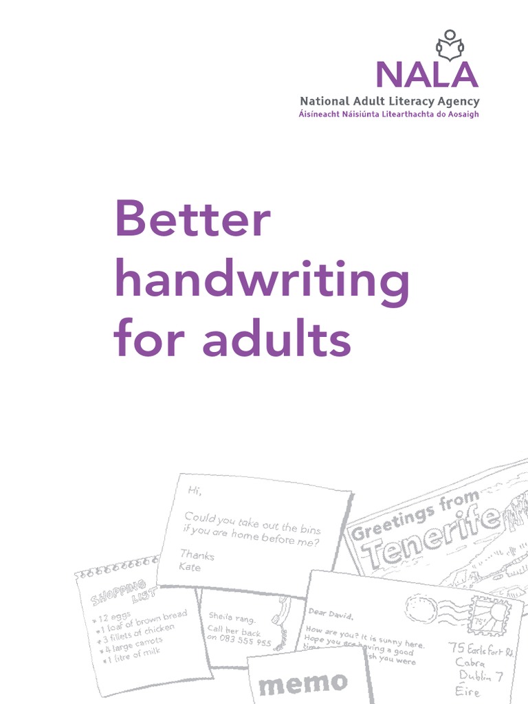 Better Handwriting For Adults 1 | PDF | Linguistics | Written Communication