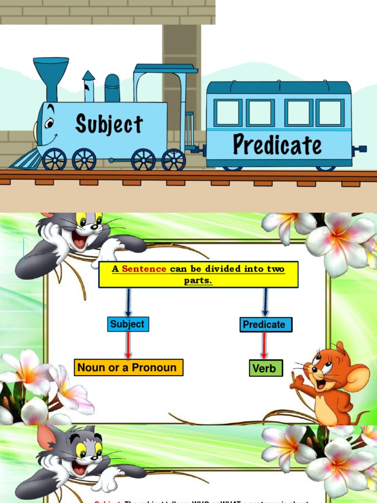 Subject and Predicate PDF | PDF | Subject (Grammar) | Predicate (Grammar)