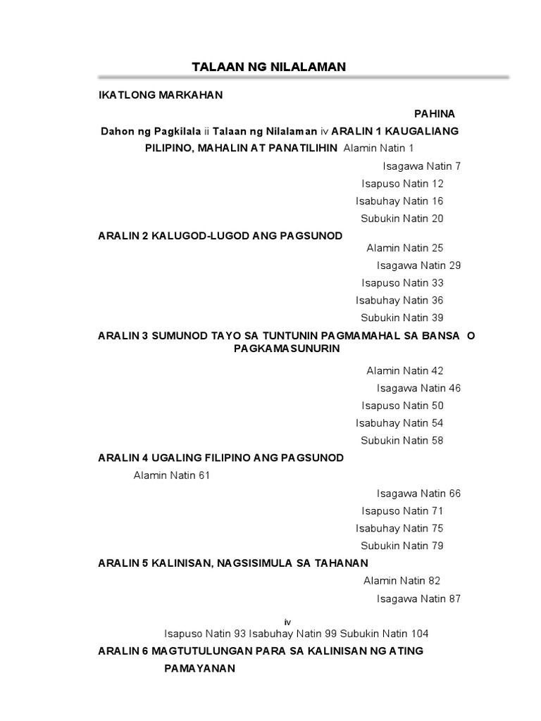 Esp3 DLP Q3 Week 4 | PDF