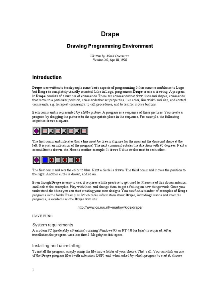 Drape | PDF | Subroutine | Computer File