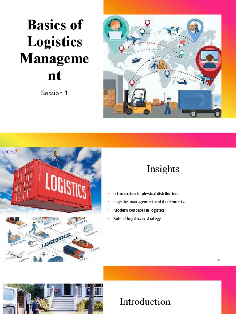 Logistics Management Basics | PDF | Logistics | Warehouse