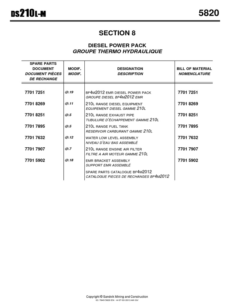 S08 Diesel Power Pack PDF | PDF | Fuel Oil | Gas Technologies