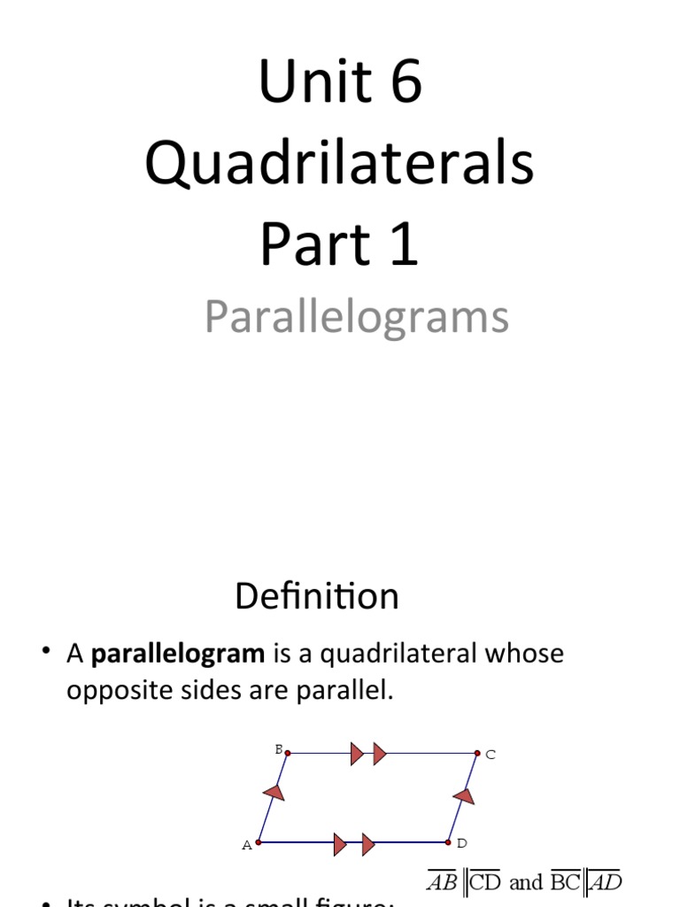 Parallelograms Theorems | PDF | Rectangle | Perpendicular