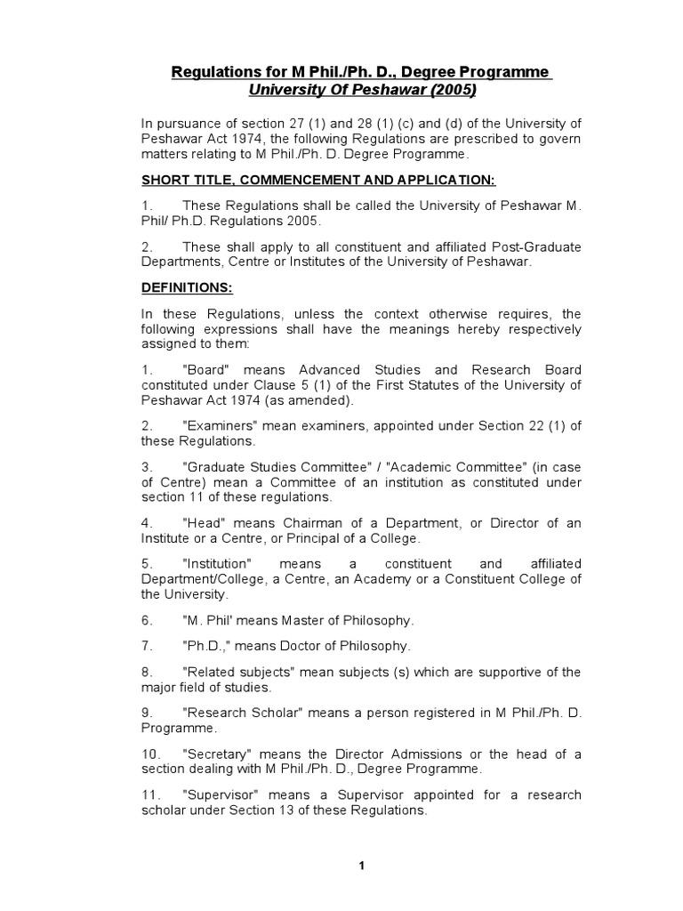 Syllabus of M-Phil-Ph-D Pakistan Studies | PDF | Thesis | Doctor Of ...