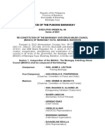 Barangay Anti-Drug Abuse Council (Badac) Training: Activity Design ...