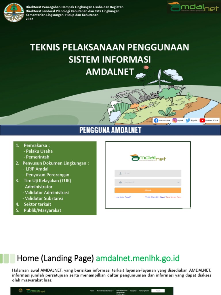 Materi Teknis Penggunaan Amdalnet PDF | PDF