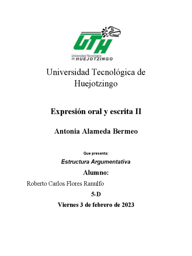 Análisis de la Estructura Argumentativa: Comprendiendo los Elementos ...