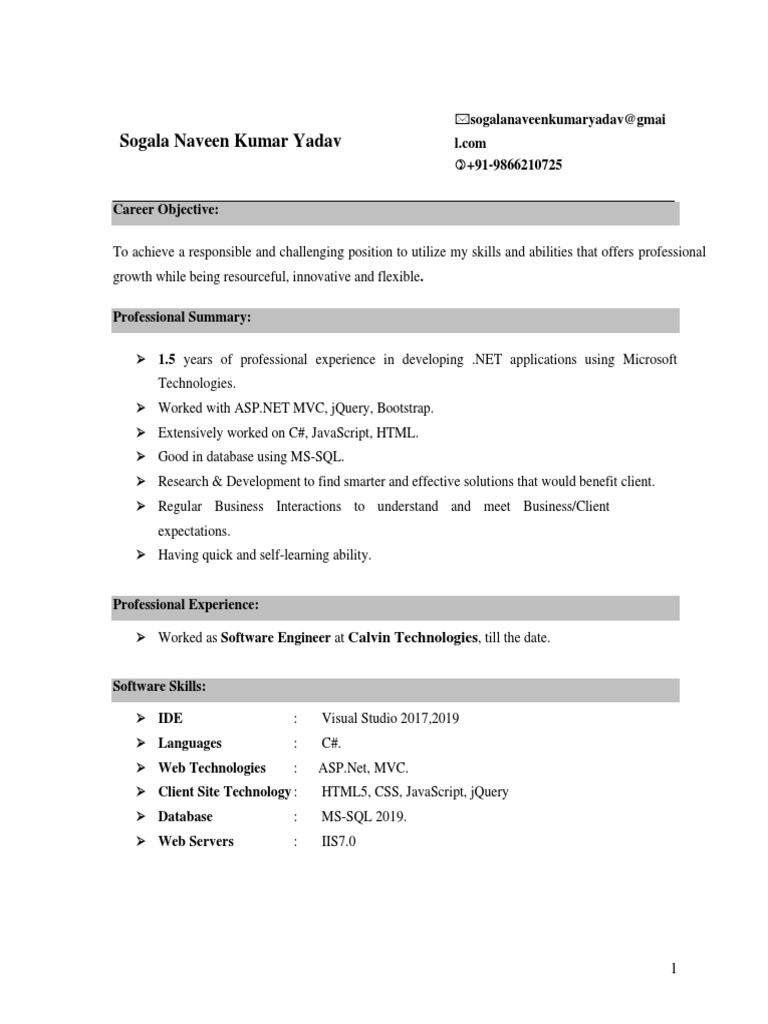 Sogala Naveen Kumar Yadav Pdf Java Script Microsoft Sql Server 4867