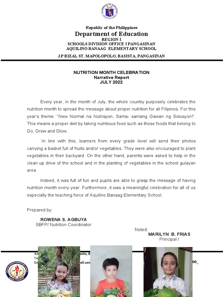 Nutrition Month | PDF