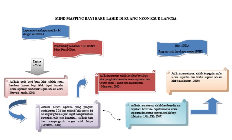 Mind Mapping Bayi Baru Lahir Di Ruang Neon Rsud Lang | PDF