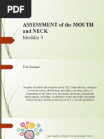 Oral Mechanism Exam Report Template | PDF | Tongue | Human Anatomy