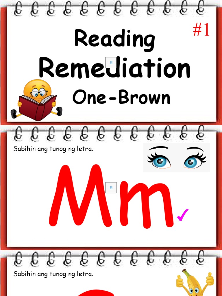 Reading Remediation 1 | PDF