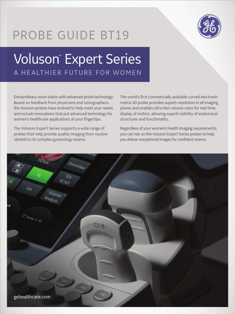 2018 - Voluson Expert BT19 - Probe Guide (July) - JB59717XX PDF | PDF | Health Care | Medicine