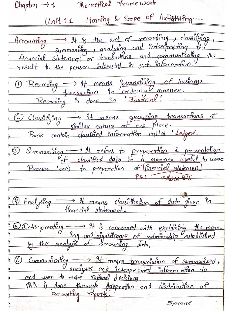 Financial Accounting Chapter 1 Part 1 PDF | PDF