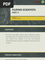 20 Filipino Scientist and Their Contributions | PDF | Science & Mathematics