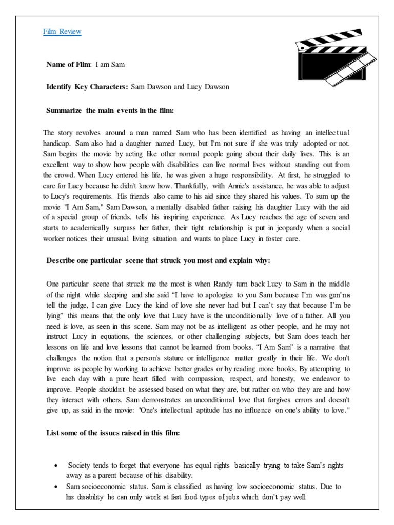 Film Review - PDF WWW | PDF | Disability | Socioeconomic Status