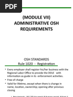 DOLE OSH Checklist With Standards | PDF